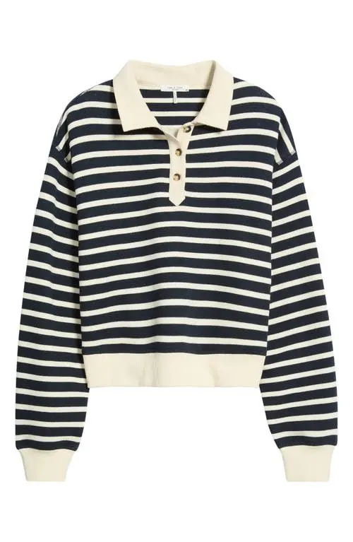 Rag & Bone Striped Vintage Terry Polo