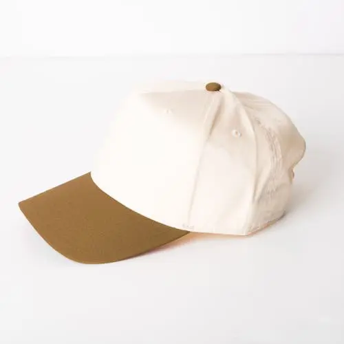 SIMPLY SAGE MARKET Fish And Trees Canvas Trucker Hat - Beige