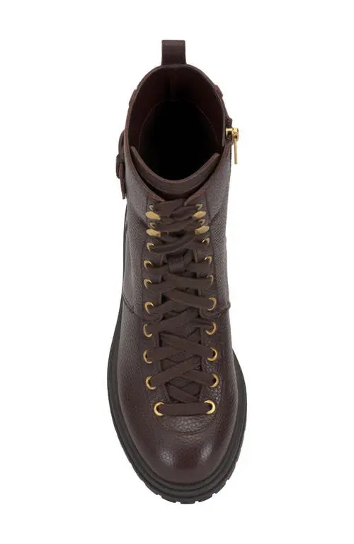 Vince Camuto Becinda Leather Combat Boot