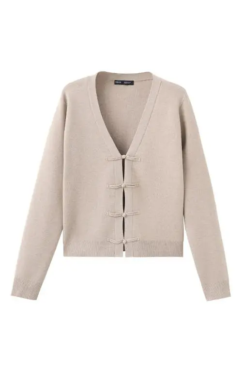 Mango Toggle Front Knit Cardigan