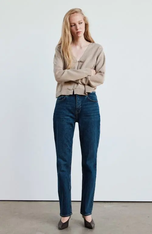 Mango Toggle Front Knit Cardigan