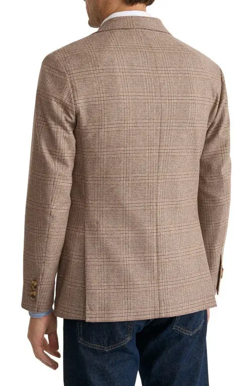 Eton Lana Tech Check Flannel Sport Coat
