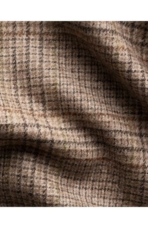 Eton Lana Tech Check Flannel Sport Coat