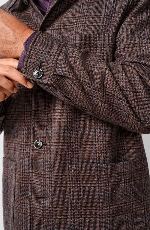 David Donahue Wool Shirt Jacket