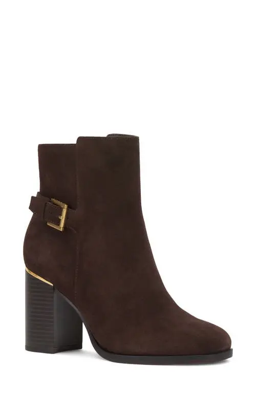 Vince Camuto Melvani Leather Bootie - Brownie