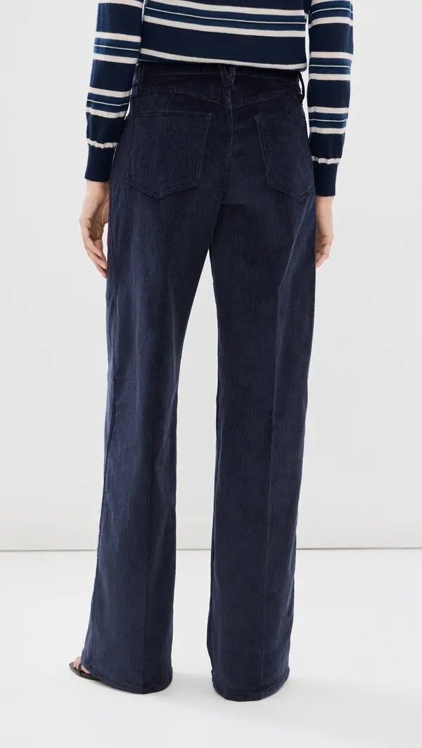 Sprwmn Vintage Wide Leg Corduroy Pants
