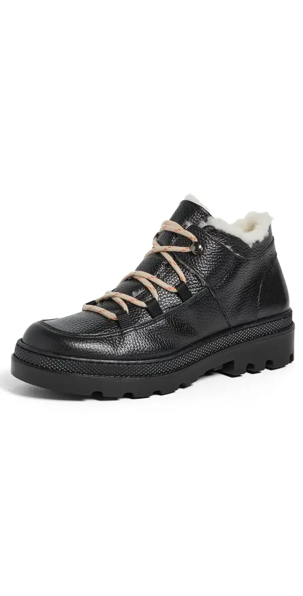 NAGUISA Abra Sherpa Hiker Boots - Total Black