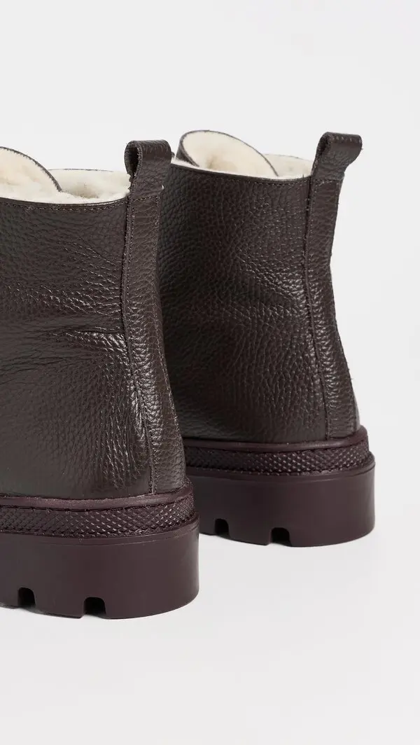 NAGUISA Lucila Sherpa Ankle Boots
