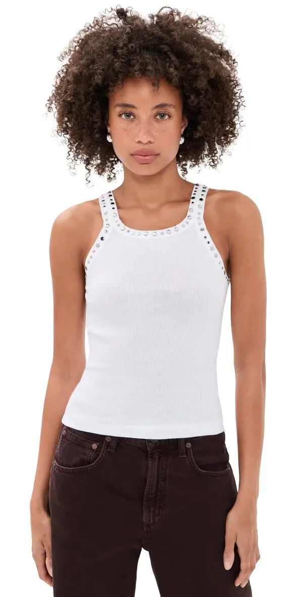 RE/DONE Multi Stud Ribbed Tank