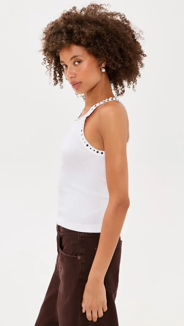 RE/DONE Multi Stud Ribbed Tank