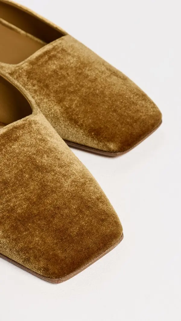 Zimmermann Atelier Mules 35mm - Mustard