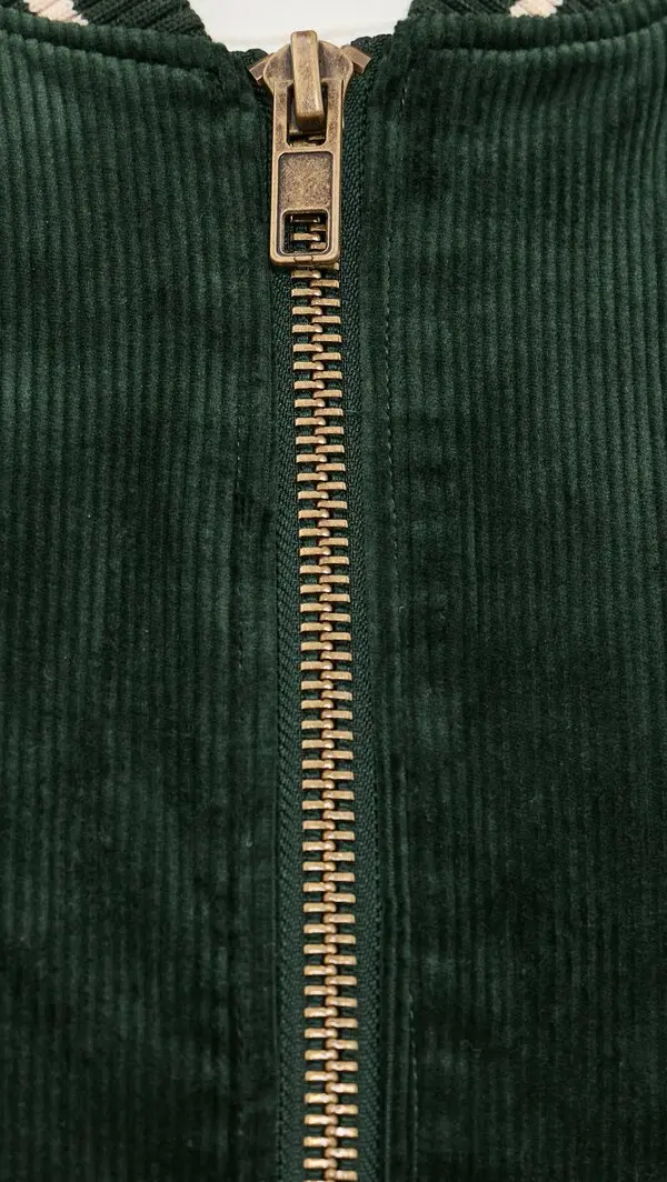 Good American The Corduroy Varsity Jacket