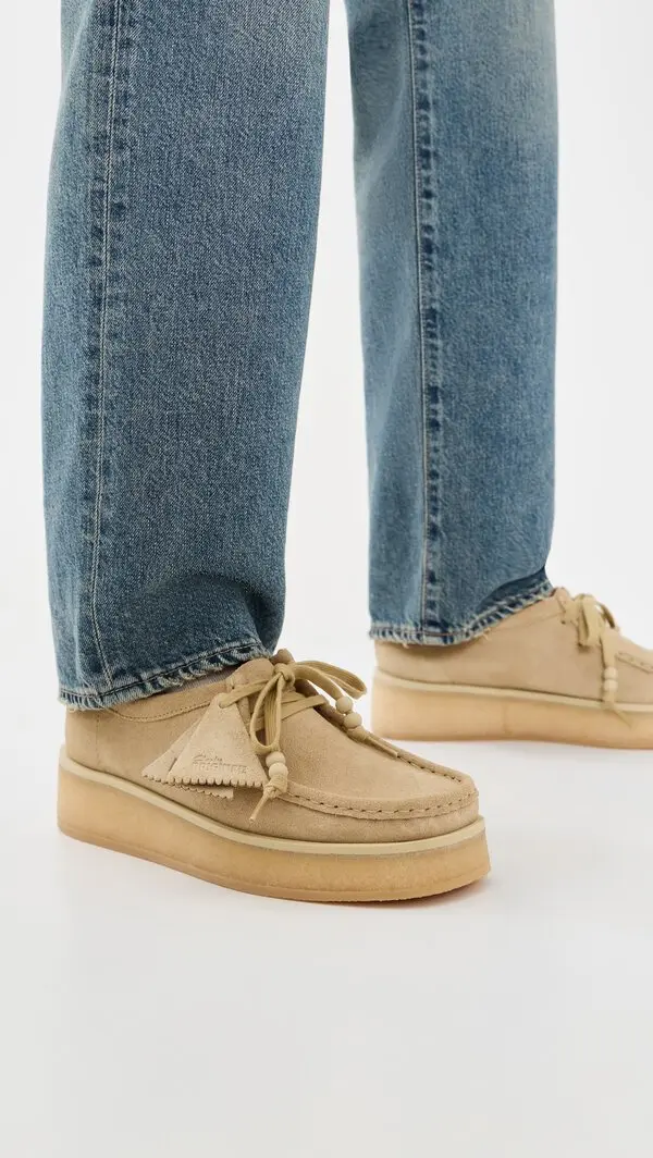Clarks Wallacraft Bey Loafers - Maple Suede