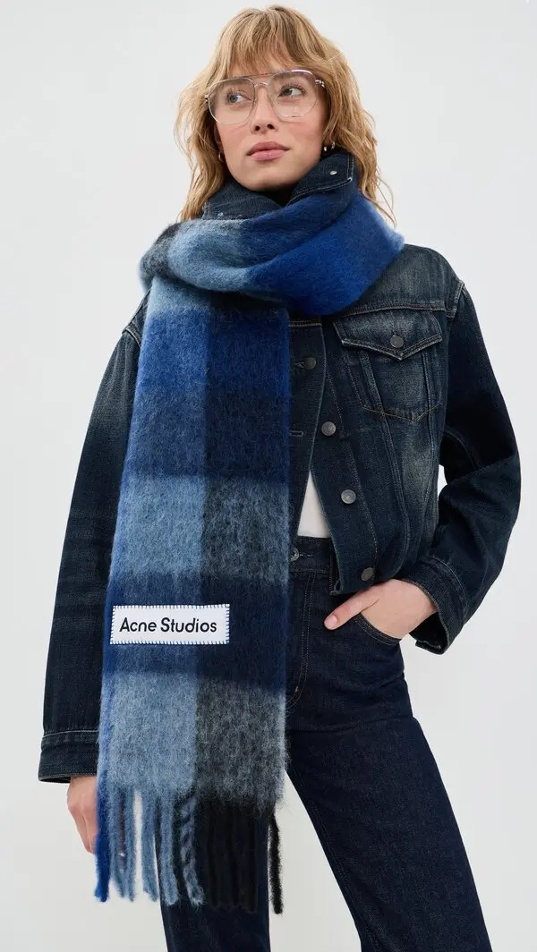 Acne Studios Vally Scarf - Black