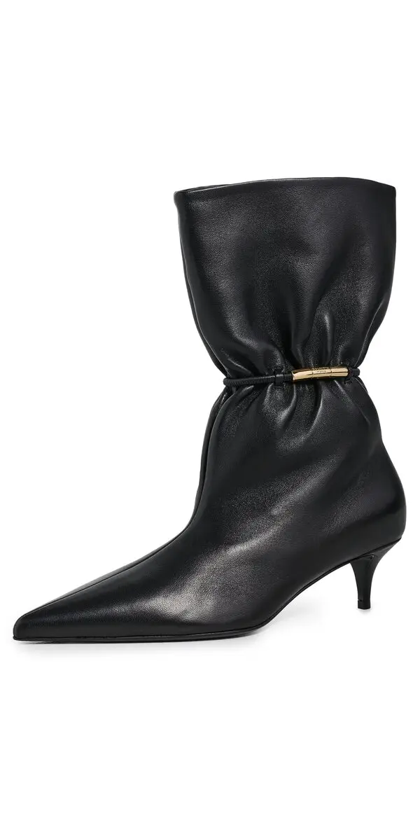 Balmain Kitten Ankle Boots - Black