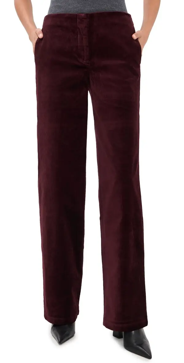 Joe's Jeans The Velveteen Slim Clean Pants - Cabernet