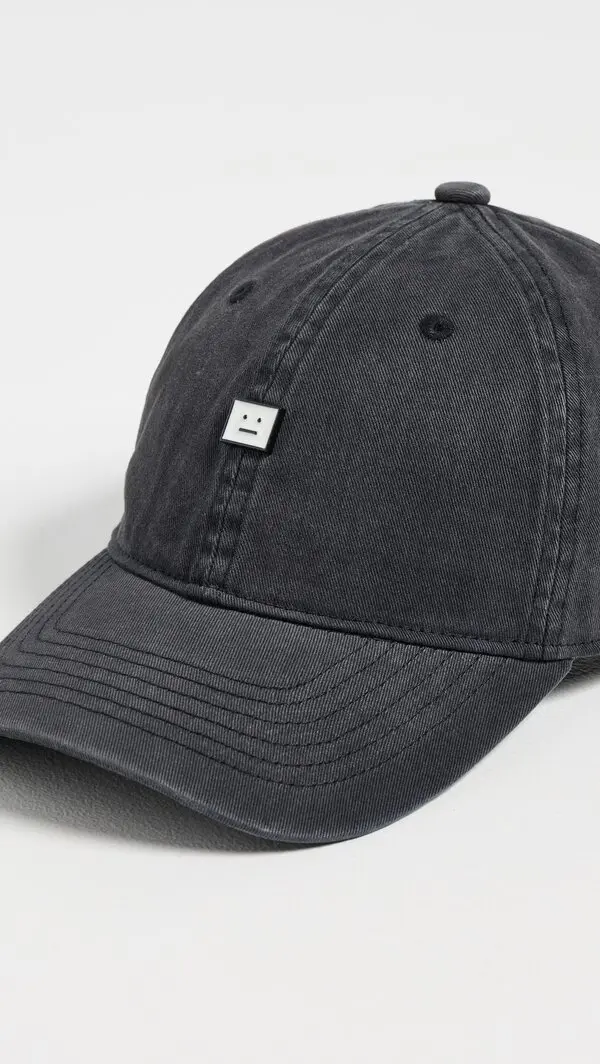 Acne Studios Face Stud Hat - Black