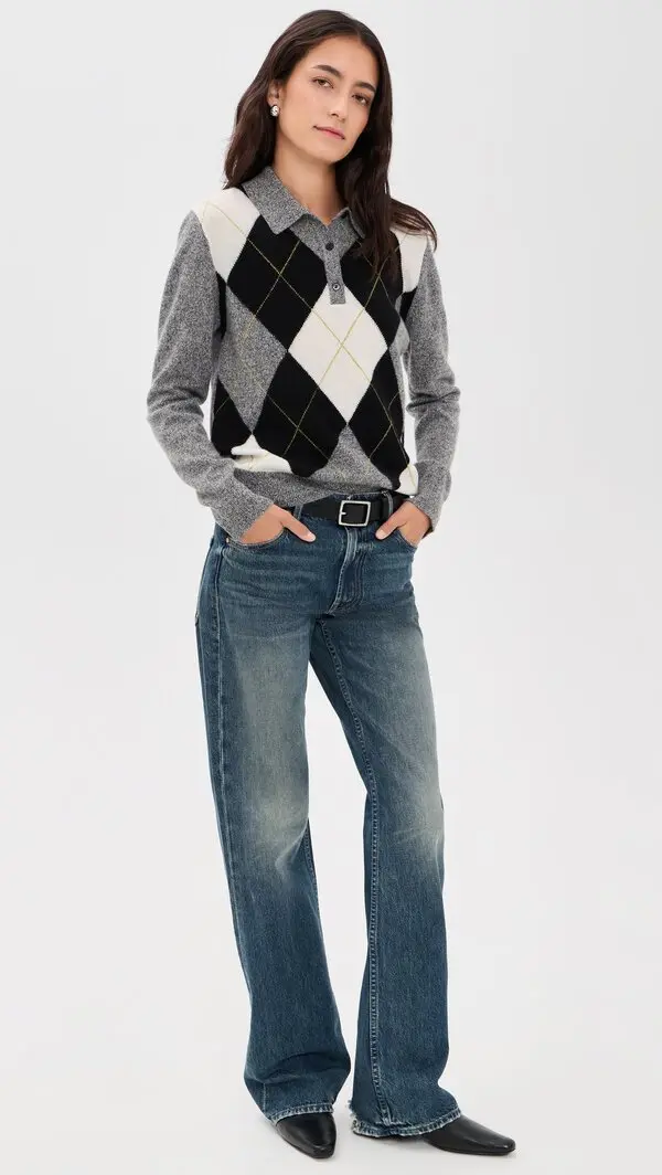 Joe's Jeans The Long Sleeve Cashmere Polo