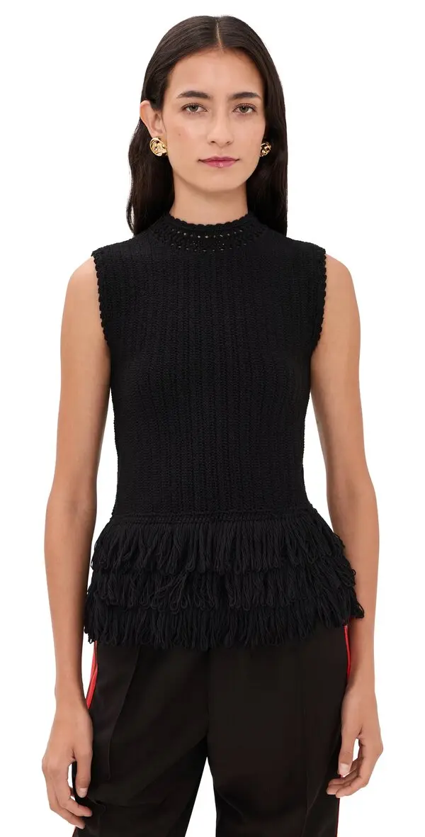 DE LORETA Amada Top - Black