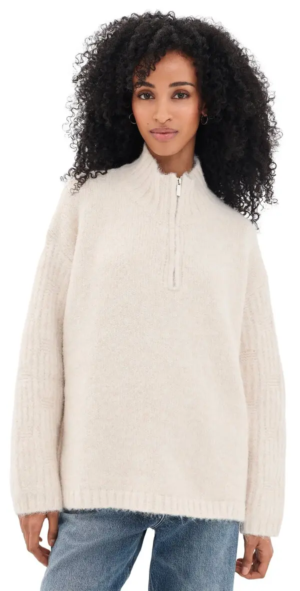 VRG GRL Ellis Knit Sweater - Cream