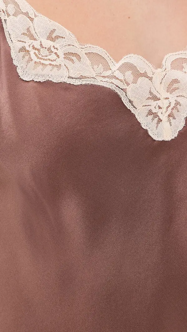LoveShackFancy Franna Top - Mocha