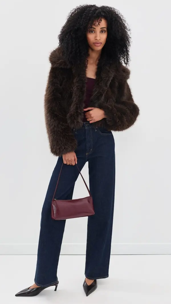 Blanknyc Steady Rise Faux Fur Jacket