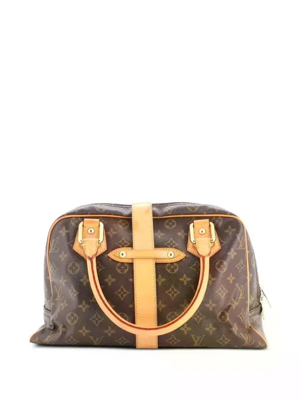 LOUIS VUITTON Manhattan Handbag Monogram Canvas Gm Satchel