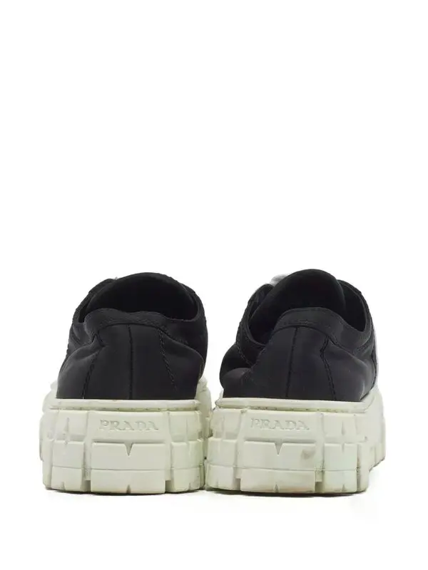 Prada Double Wheel Sneakers - Black