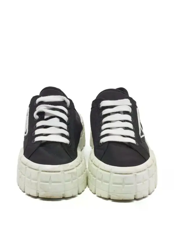 Prada Double Wheel Sneakers - Black