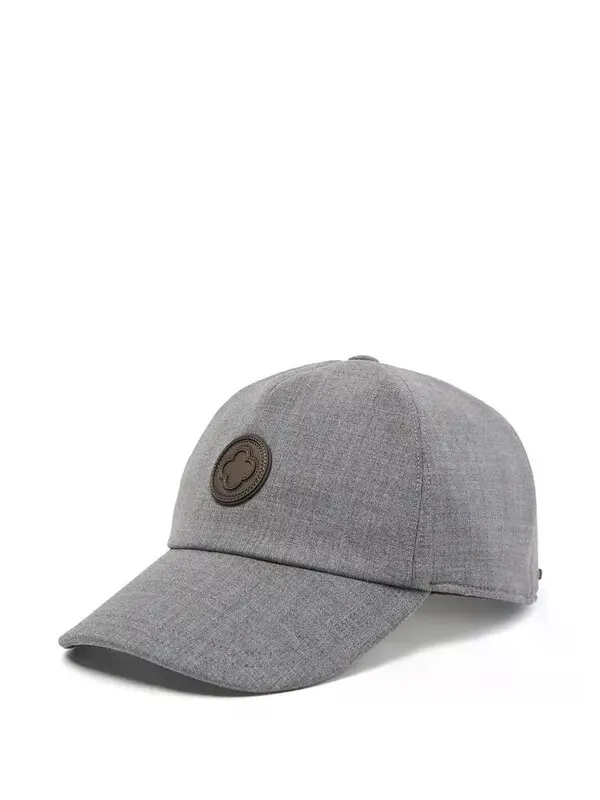 Peserico Logo-patch Baseball Cap - Grey
