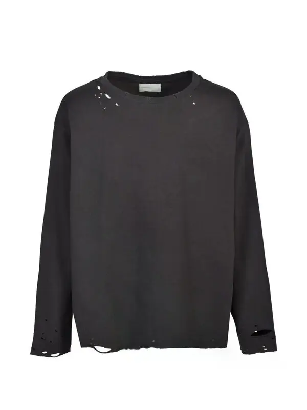 CEDARWOOD Distressed Long-sleeve T-shirt