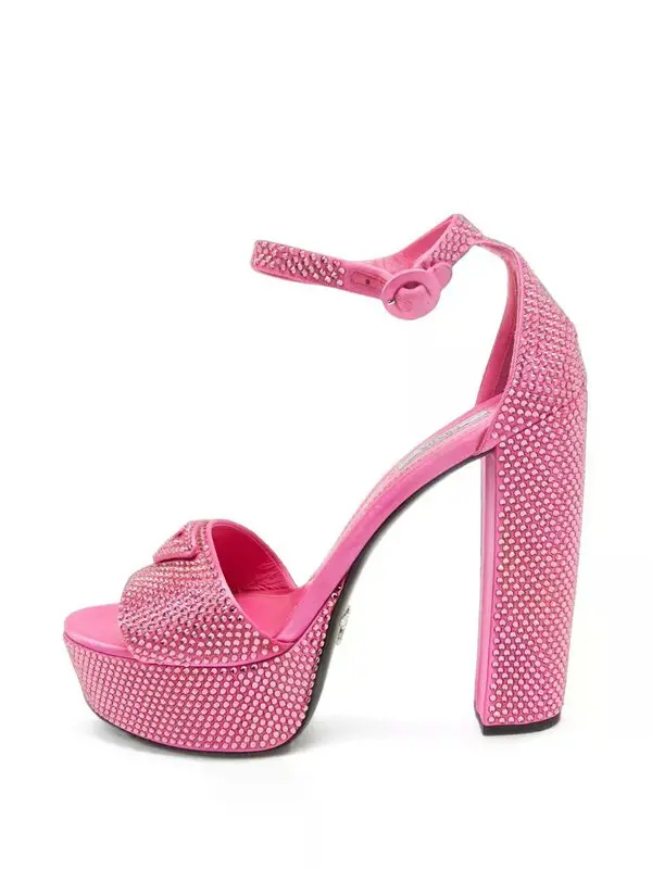 Prada Crystal-embellished Ankle-strap Sandals