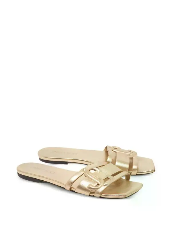 JIMMY CHOO Laran Leather Sandals