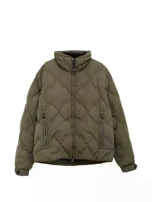 Moncler Bramans Quilted High-neck Down Jacket