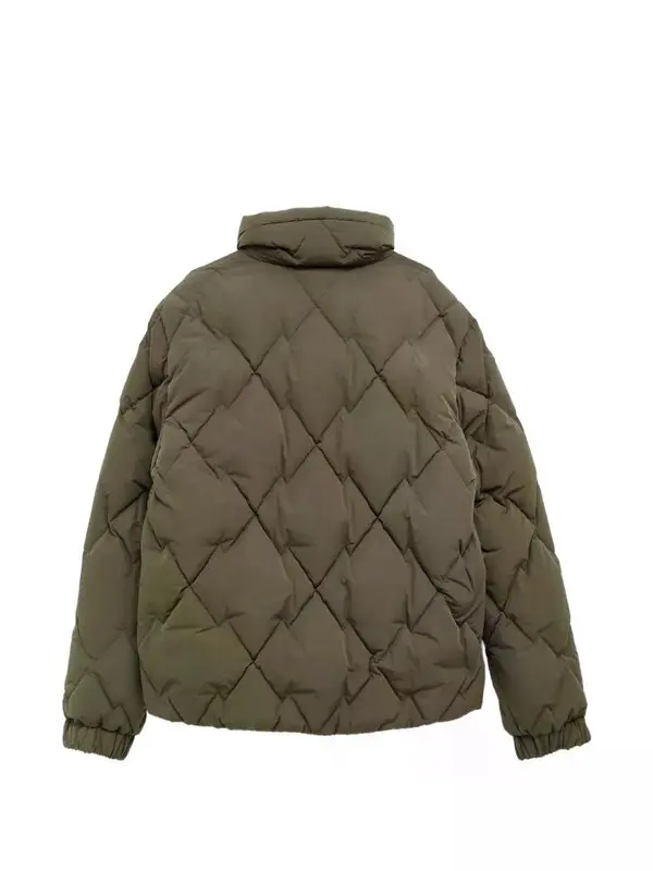 Moncler Bramans Quilted High-neck Down Jacket