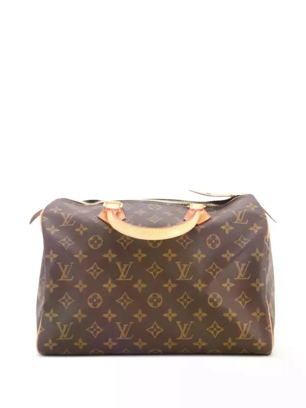 LOUIS VUITTON Speedy Handbag Monogram Canvas 30 Satchel