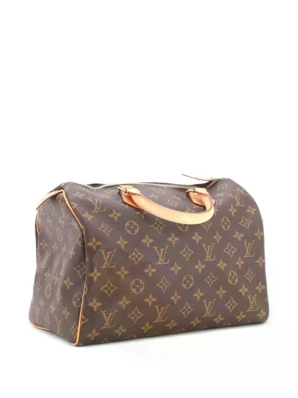 LOUIS VUITTON Speedy Handbag Monogram Canvas 30 Satchel