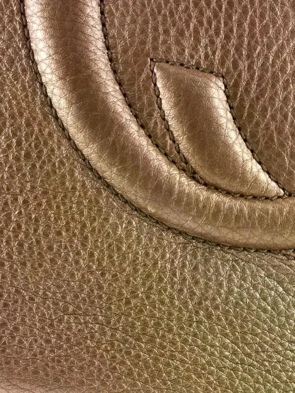 Gucci Soho Chain Strap Leather Medium Shoulder Bag - Gold