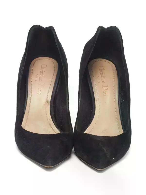 Dior Heart-patch Pointed-toe Pumps