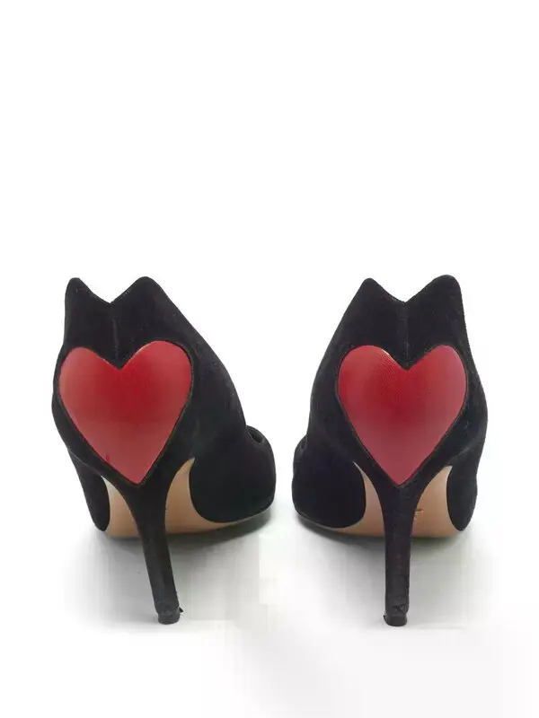 Dior Heart-patch Pointed-toe Pumps