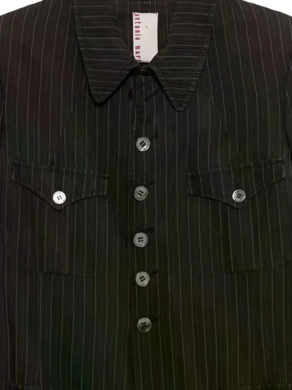 ANTONIO MARRAS VINTAGE 2000s Pinstriped Jacket