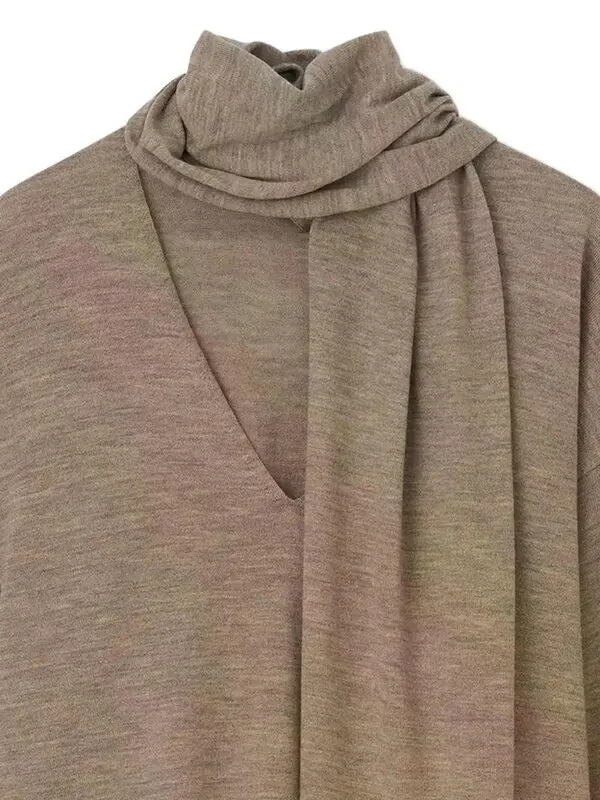 Rodebjer Phylis Scarf-detail Long-sleeve Top