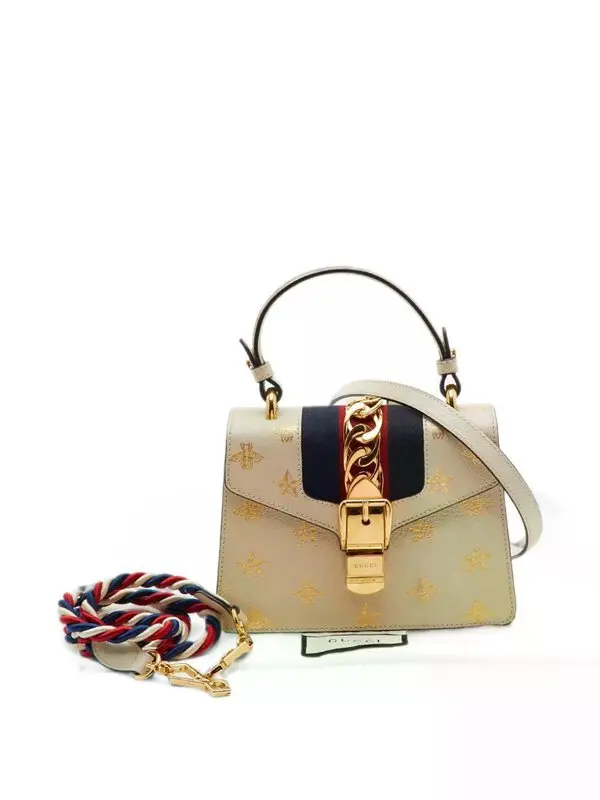 Gucci Mini Sylvie Bee Star Tote Bag