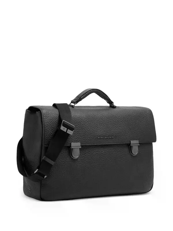 PIQUADRO Grained Briefcase - Black