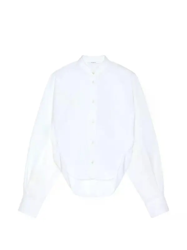 Givenchy Cocoon Slashed Shirt In Poplin