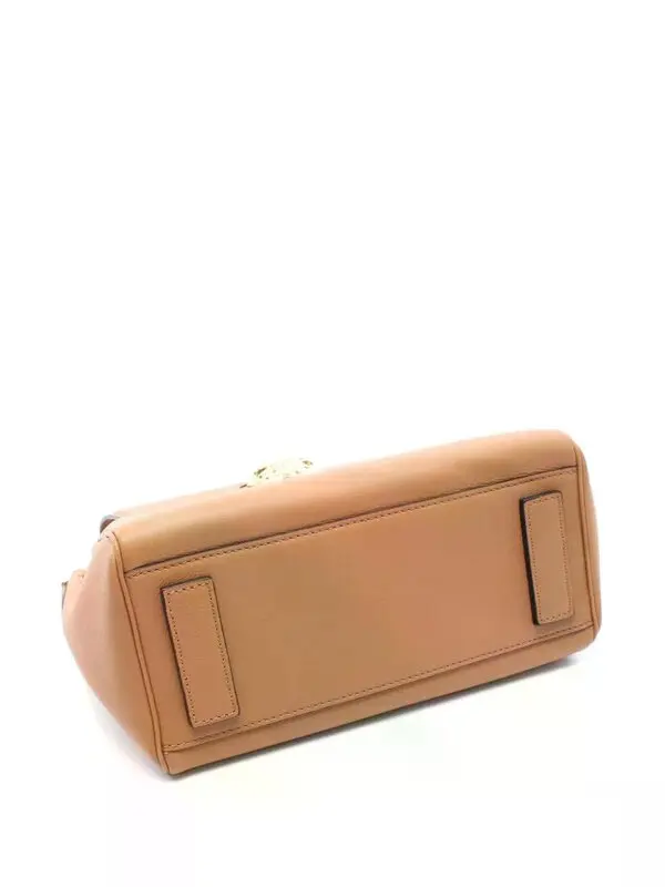 Versace X Fendi 2010s Fendace La Medusa Handbag - Brown