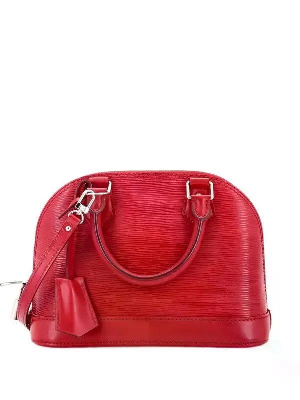 LOUIS VUITTON Alma Handbag Epi Leather Bb Satchel