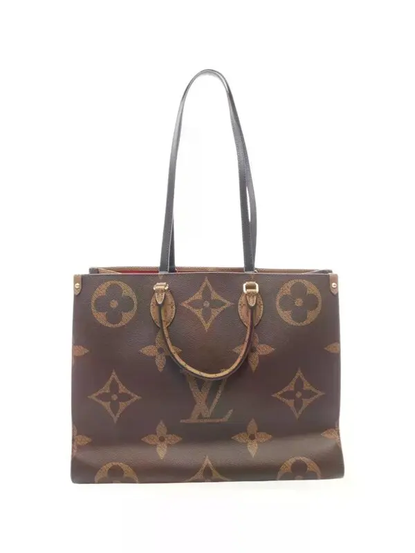 LOUIS VUITTON Gm On-the-go Monogram Giant Reverse Tote Bag - Brown