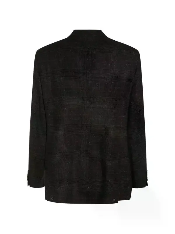 Brunello Cucinelli Check-pattern Double-breasted Suit