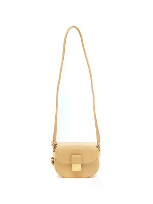 Bottega Veneta 2023 Mini Desiree Leather Cross Body Bag - Neutrals